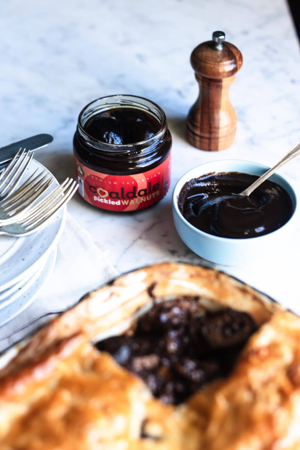 Recipe: Beef and Pickled Walnut Pie - Coaldale Walnuts Tasmania